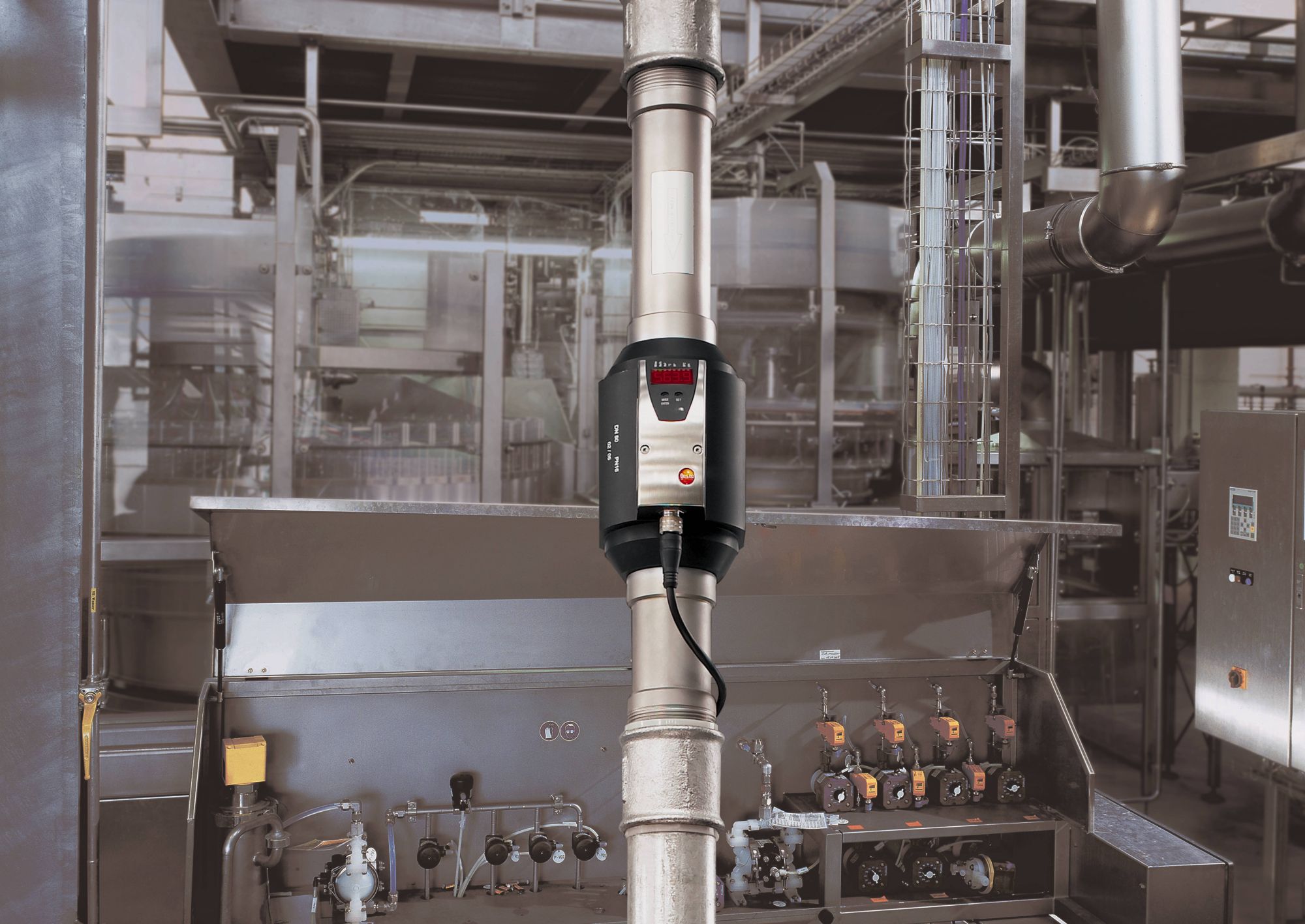 Débitmètre d'air comprimé (DN40) – testo 6443 | Transmetteurs - Air ...