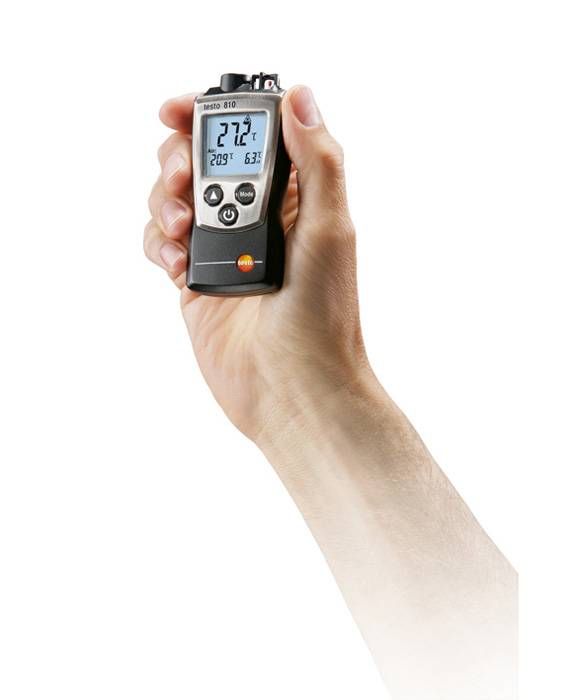 testo 810 - Infrarood thermometer | Inbedrijfstelling grote ...