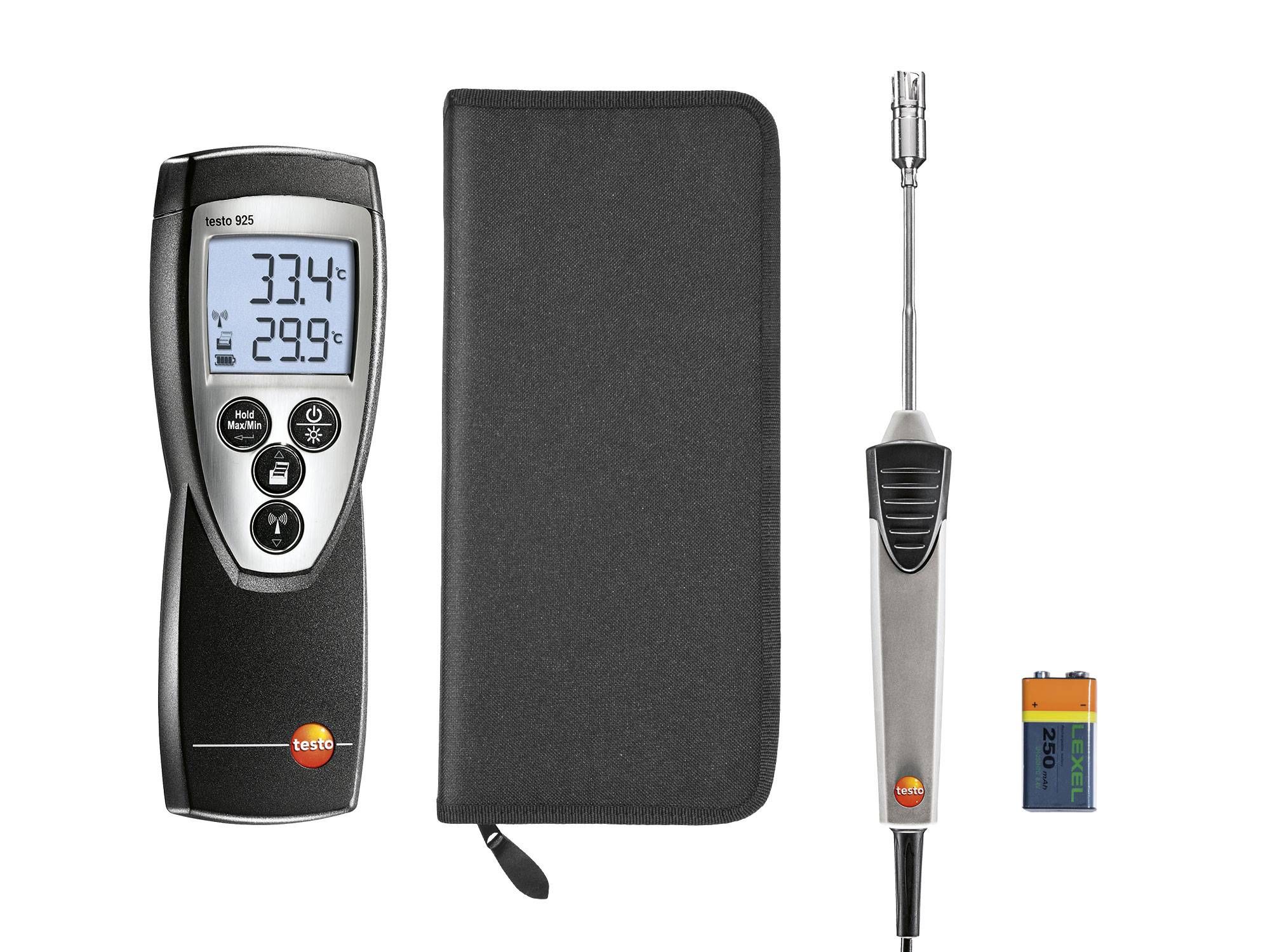 testo 925 Set - Temperaturmessgerät | Oberflächentemperaturmessung ...